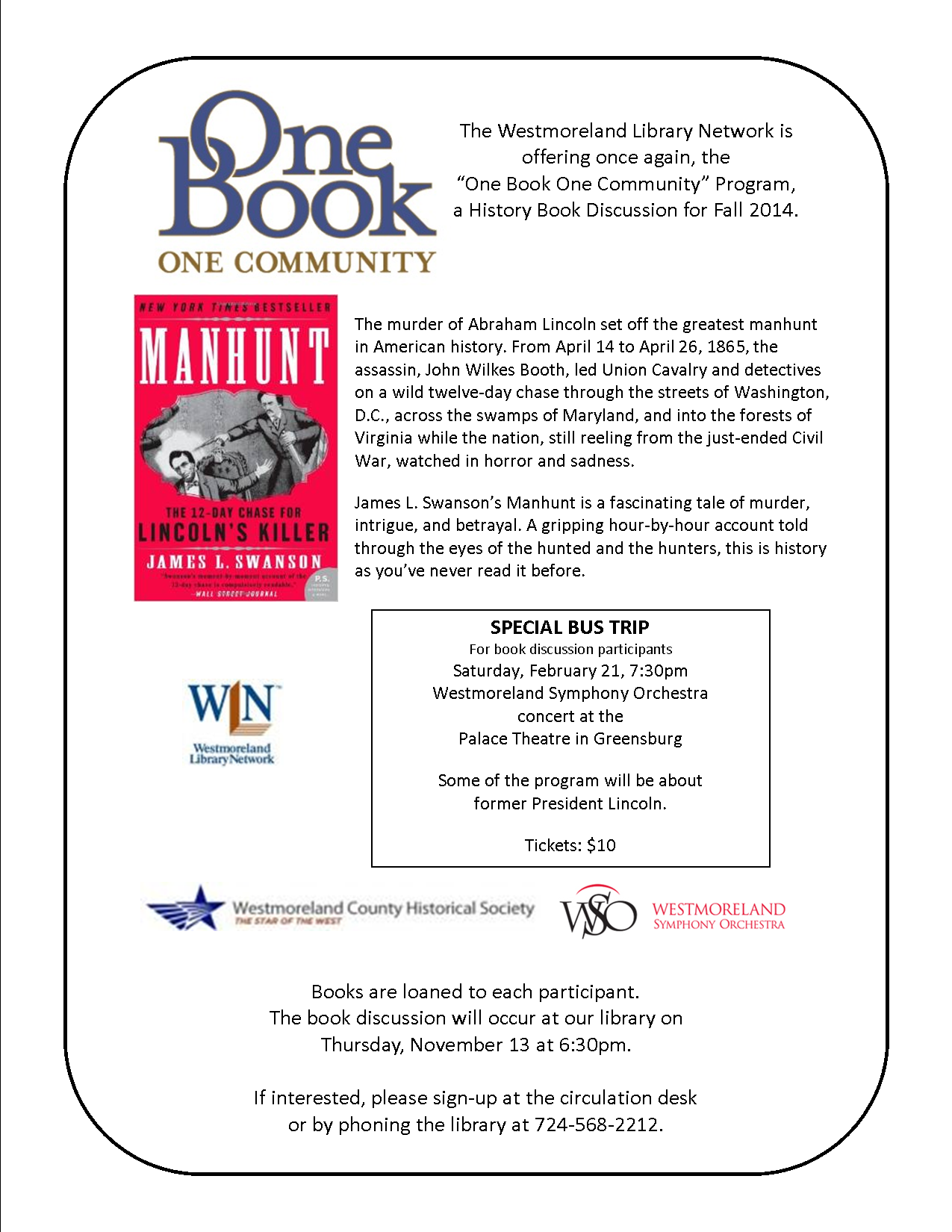 onebookfallprogram – Vandergrift Public Library