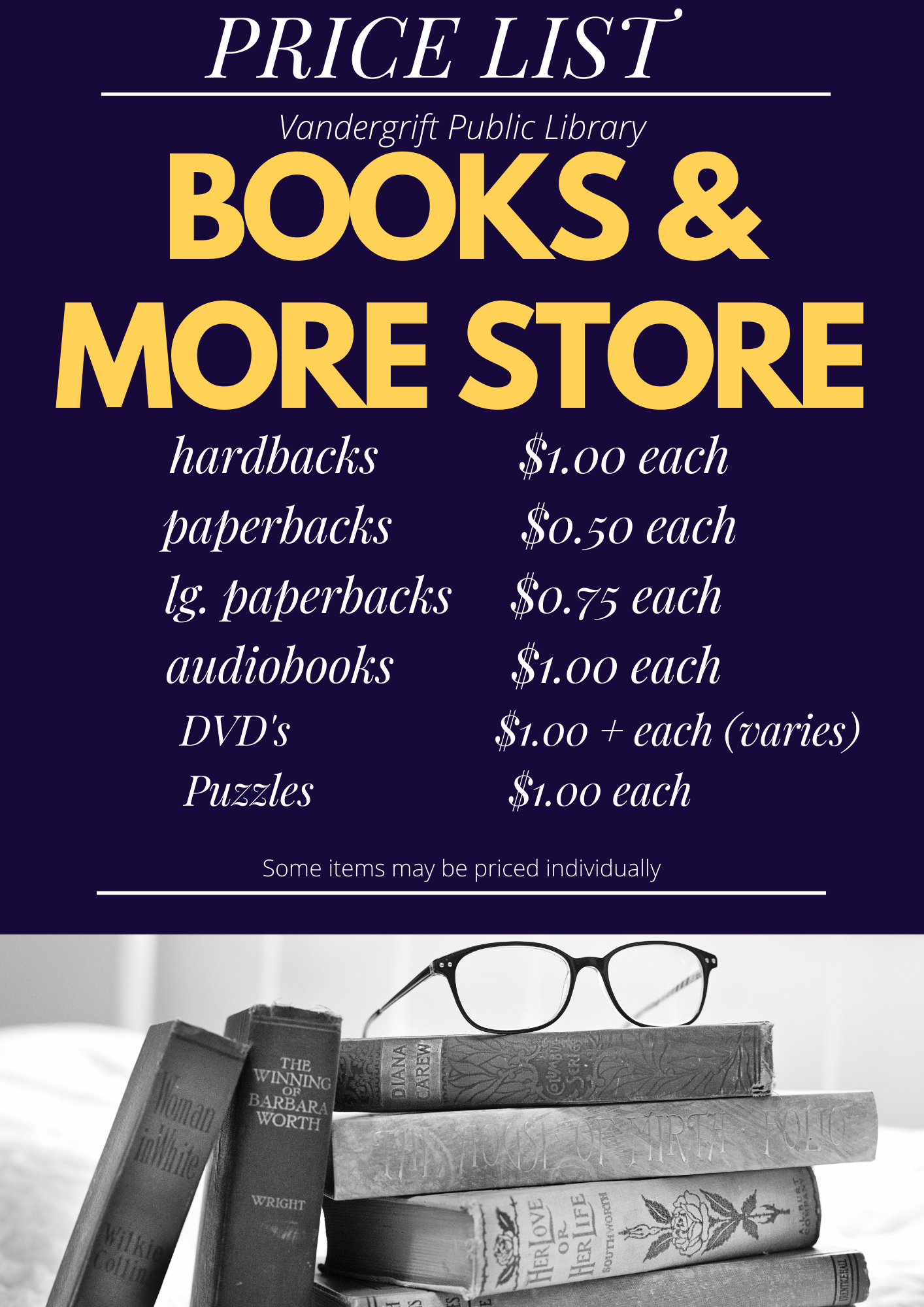Books & More Store – Vandergrift Public Library