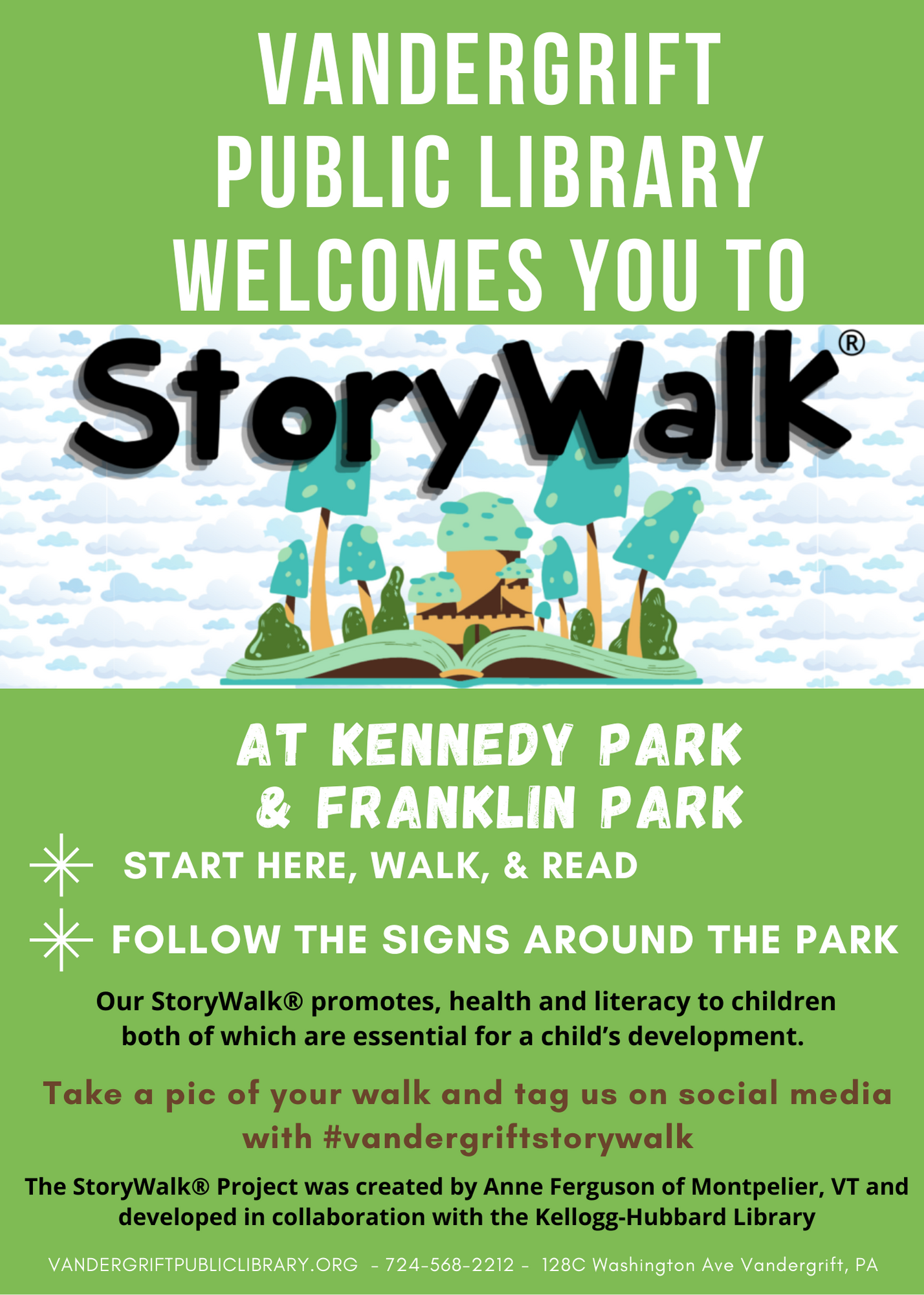 StoryWalk – Vandergrift Public Library