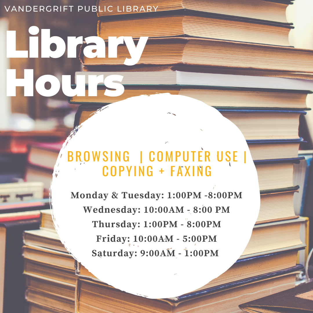 Library-Hours-2 – Vandergrift Public Library